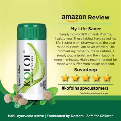 Buy Chewable Tablets For Dry Cough And Soothing Throat Vedistry