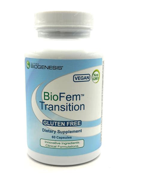 Nutrabiogenesis Biofem Transition 60 Capsules Gandw Herbs