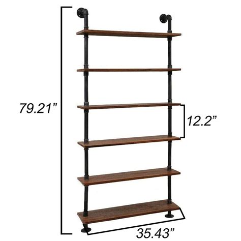 Williston Forge Gunas 6 Piece Pine Solid Wood Floating Shelf And Reviews Wayfair