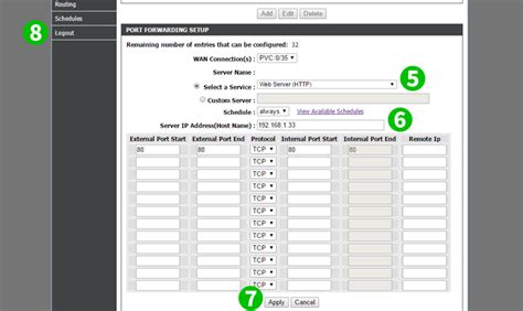 Enable Port Forwarding For The D Link Dsl 2750 Cfos Software