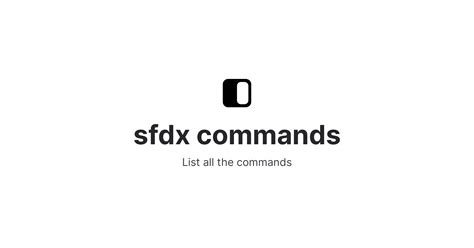 sfdx commands fig