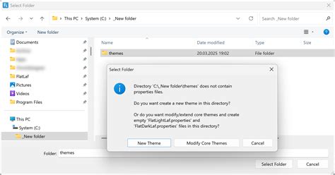 system file chooser flatlaf flat look and feel