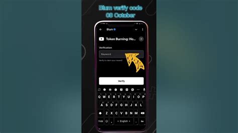 Blum Verify Code 08 October Youtube