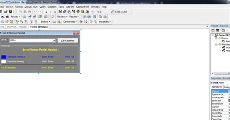 Cara Mengetahui Informasi Free Space Serial Number Hardisk Dengan Vb6 Gudang Sourcode Visual