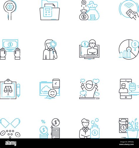 Active Listening Linear Icons Set Empathy Concentration Open Mindedness Patience