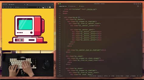 Asmr Programming Retro Pc With Css Animation Youtube