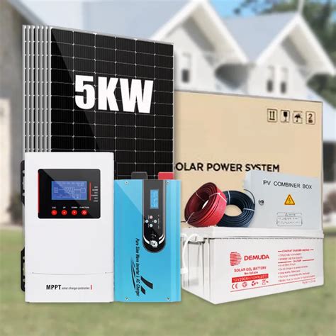 Sistema Solar Fuera De La Red De 5kw