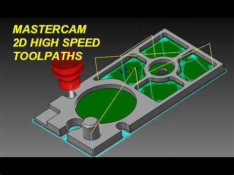 Mastercam X8 2d High Speed Dynamic Mill Toolpaths Hisqlero