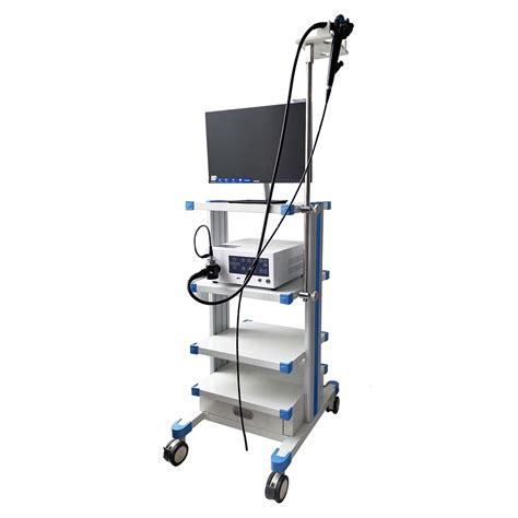 Electronic Colonoscopy Video Gastroscope With 24 Hd Monitor And Light