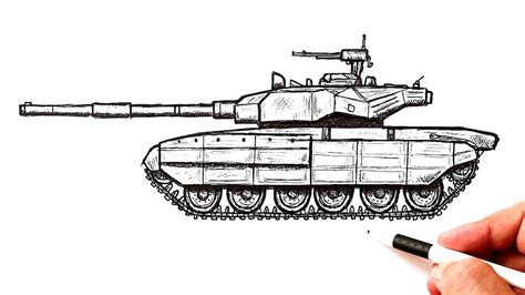 How To Draw Realistic Tank
