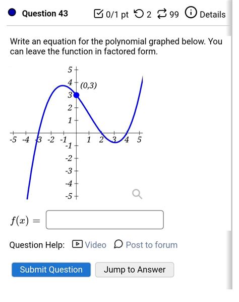 discover the equation of the graphed function below