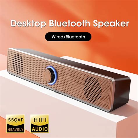 Компьютерные колонки с Bluetooth, стереозвук, полнодиапазонный ...