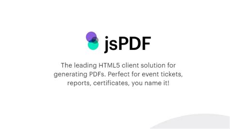 generar archivos pdf con javascript diseño web