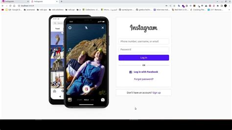 Instagram Login Page How To Build Instagram Clone Using Ruby On Rails 7 And Bootstrap Youtube