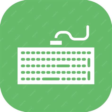 Premium Vector Keyboard Vector Icon Illustration Of Electronic