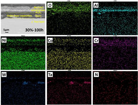 The Oxide Layer Structure Profile And Eds Analysis Results After
