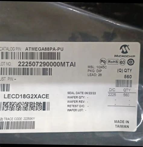 Atmega88pa Pu Microcontrollers Microchip At ₹ 199 99 Piece Microchip Microcontroller In Mumbai