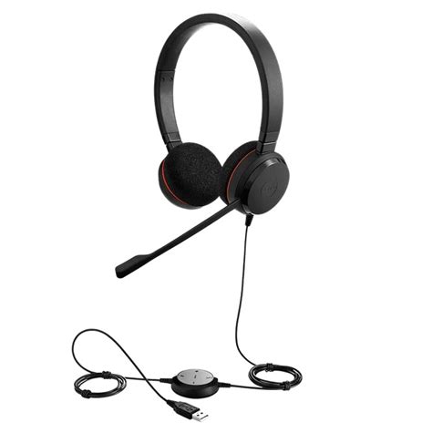 Jabra Evolve Ms Stereo Headset Alice Band Usb A