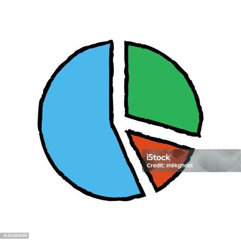 파이 그래프 손으로 그린 아이콘 그래프에 대한 스톡 벡터 아트 및 기타 이미지 그래프 그리기 낙서 드로잉 Istock