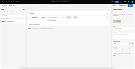 Segment Builder Ui Guide Adobe Experience Platform