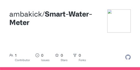 GitHub Ambakick Smart Water Meter