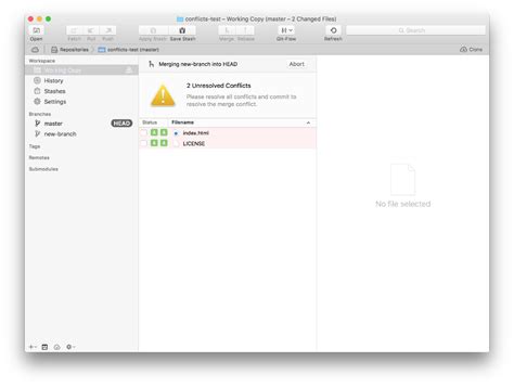 How Do I Deal With Conflicts In My Git Repo Beanstalk Help