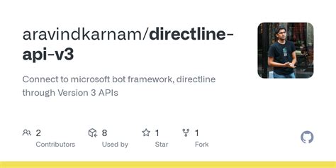 GitHub Aravindkarnam Directline Api V3 Connect To Microsoft Bot Framework Directline Through