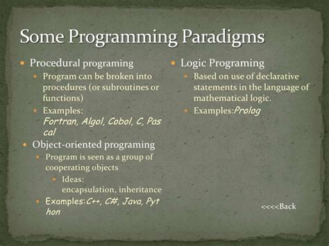 Procedural Programming