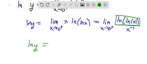 ⏩solved Use The Logarithm To Reduce The Given Limit To One That Can… Numerade