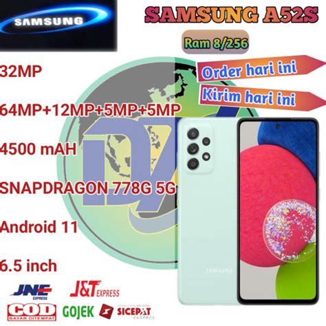Jual Samsung A52S 5G 8 256 Garansi Resmi Indonesia 100 Original Shopee Indonesia