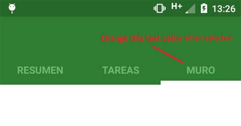 Android Change Tab Text Color When Selected Stack Overflow