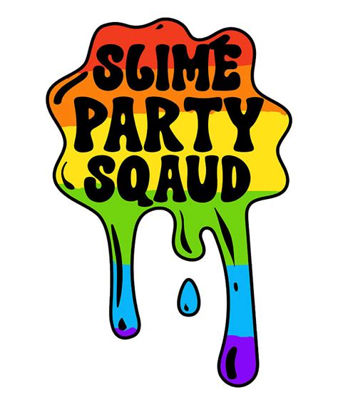 Slime Rainbow Magical Dripping Splash Digital Art By Toms Tee Store Fine Art America