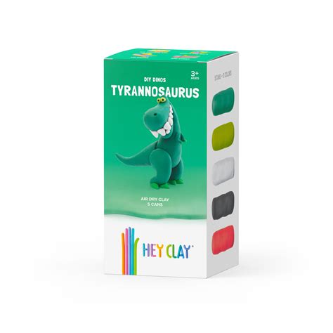 Hey Clay Lera Claymates Tyrannosaurus