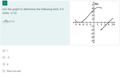 Solved 2 Use The Limit Properties To Find The Following