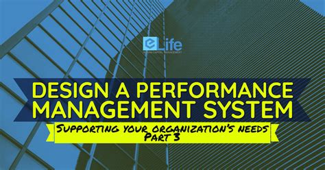 Design A Performance Management System