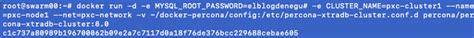 Docker Swarm Crear Clúster Percona Blog Virtualizacion