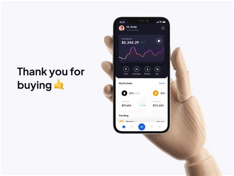 Crypto Wallet UI Kit App On Yellow Images Creative Store