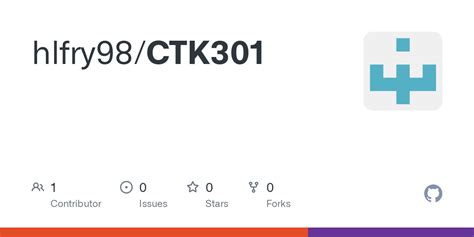 github hlfry98 ctk301