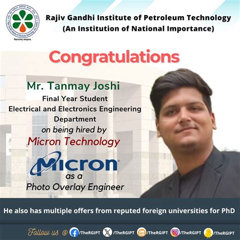 rgipt jais on linkedin congratulations to mr tanmay joshi final year