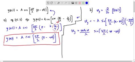 solved speed of propagation vs particle speed a show that eq 15