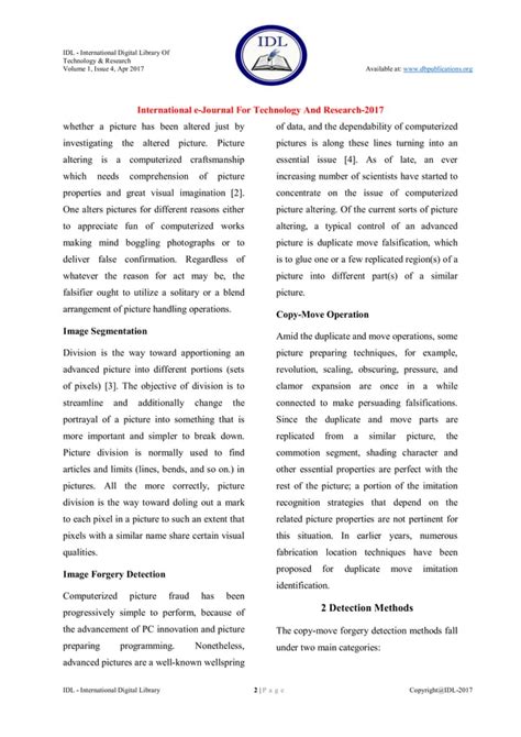 Image Forgery Detection Using Feature Point Matching And Adaptive Over Segmentation Pdf Free