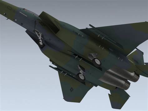 F 15e Strike Eagle Prototype 3d Model By Mesh Factory