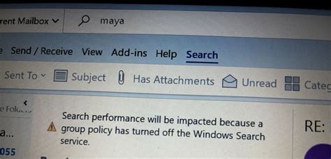 Outlook Search Indexing Issue Microsoft Community Hub
