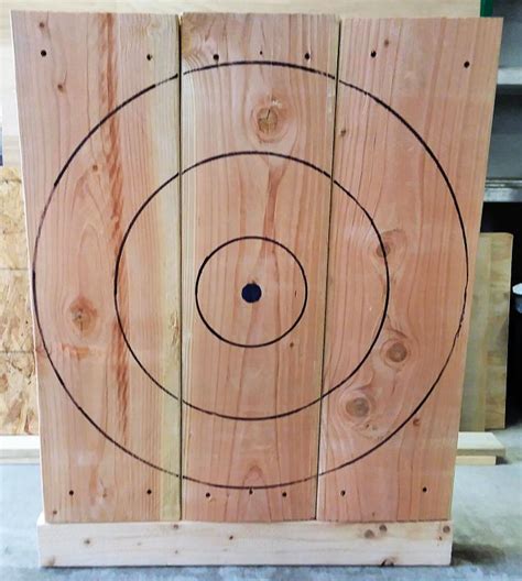 Diy Axe Throwing Target Step By Step Instructions Blitsy