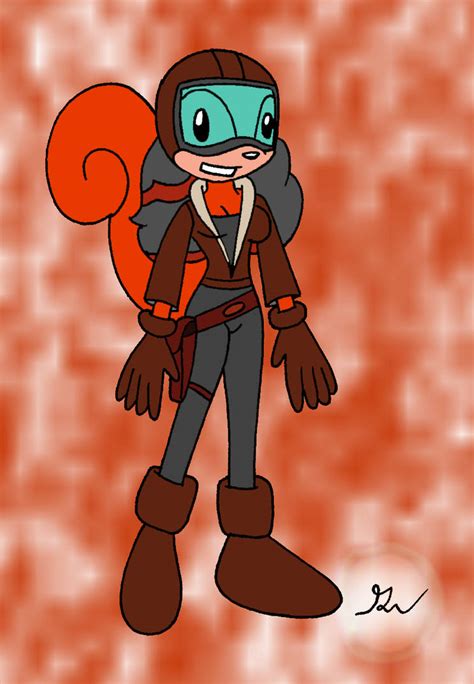 Sonic Roxy Rocket The Squirrel Painted By Lol20 On Deviantart