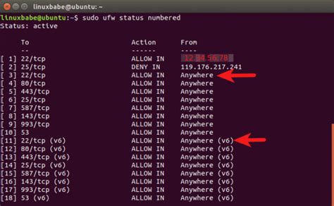 how to use ufw firewall on debian ubuntu linux mint