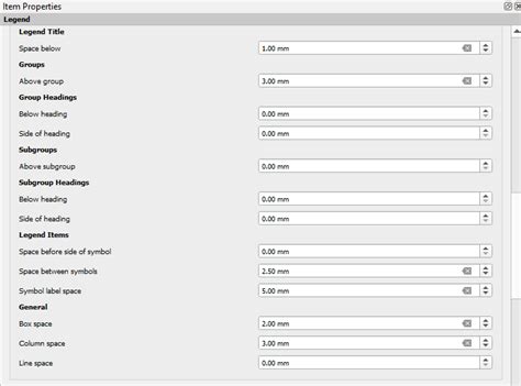 print composer vertically and horizontally align the labels in multi
