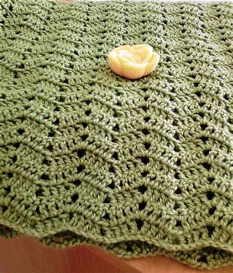 Háčkovaná Deka Olivovozelená Dekora15 Sashe Sk