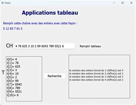 Afficher Le Nombre Des Entiers Dun Tableau Algorithme Python