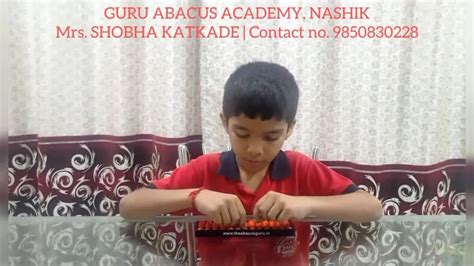 ABACUS CLASS 4 14 Years Rs 3000 Course Guru Abacus Academy Nashik ID 2849507248355